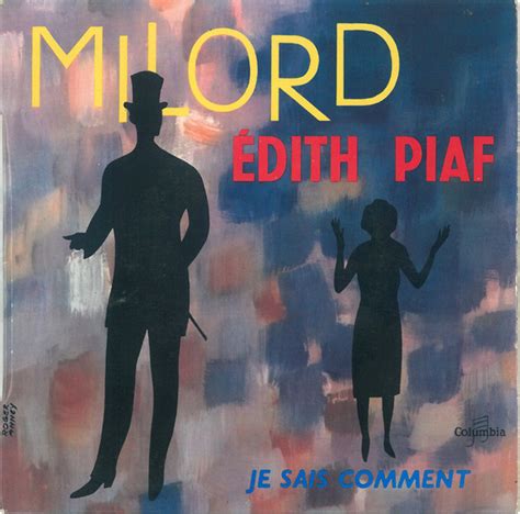 Edith Piaf Milord Vinyl Discogs