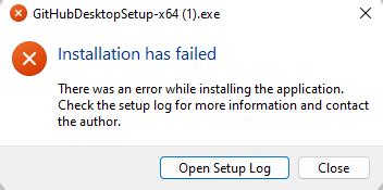 Cant Install Github Desktop Issue Desktop Desktop Github