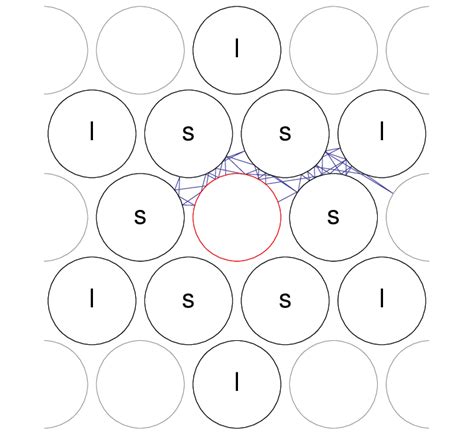 A Section Of The Periodic Triangular Lorentz Gas Including A Typical