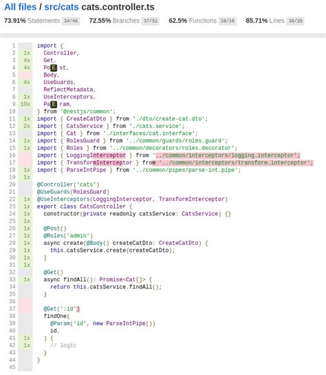 Testing And Code Coverage With JEST Issue 446 Nestjs Nest GitHub
