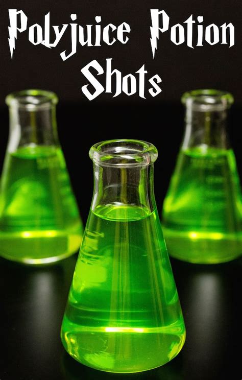 Polyjuice Potion Shots Recipe Recipe Halloween Party Drinks Halloween Drinks Alcohol Harry