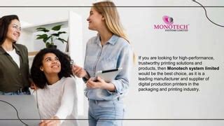 Buy Digital Printing Press Monotech Systems Ltd PPTX