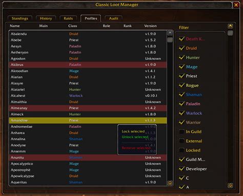 Wow Classic Loot Manager Dkp Epgp Addon Dragonflight Wrath Of The