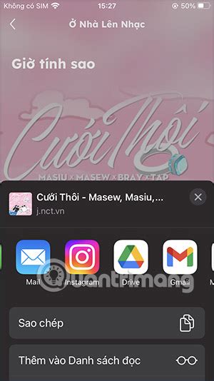 Cách Chia Sẻ Bài Hát Nhaccuatui