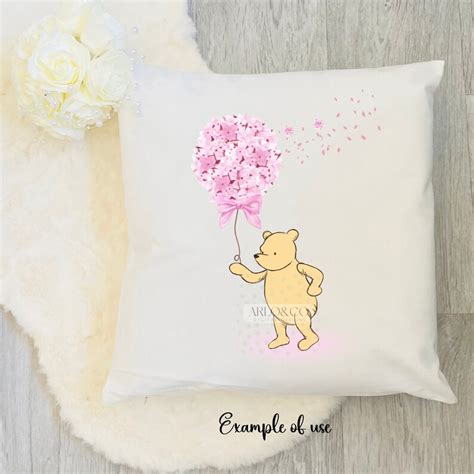 Classic Vintage Traditional Inspired Winnie The Pooh With A Pastel Pink