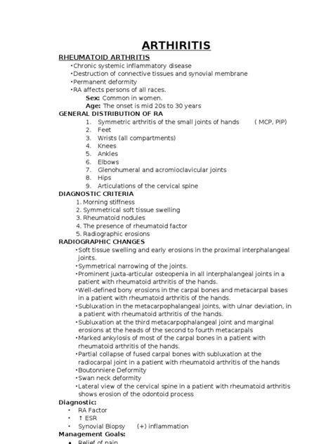 Rheumatoid Arthritis Gout Rheumatoid Arthritis