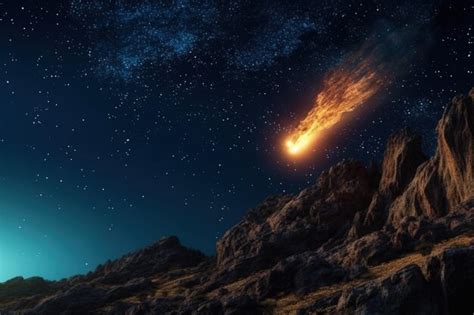 Premium Photo Mysterious Object In The Sky As Seen By An Artist