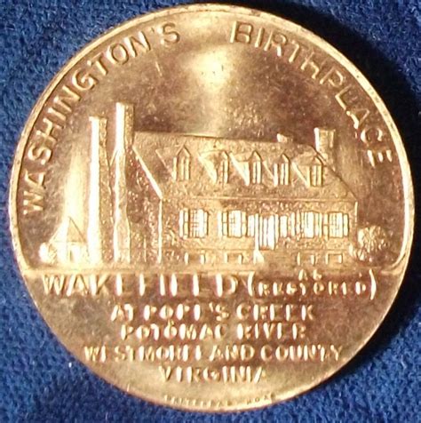 1932 George Washington Bicentennial Wakefield Restored Medal For