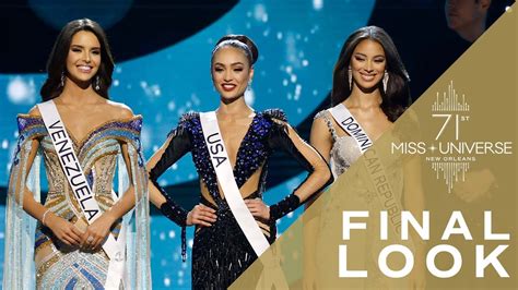 71st MISS UNIVERSE Top 3 FINAL LOOK Miss Universe Own That Crown