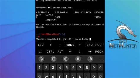 Process Completed Signal 9 Press Enter Nethunter Kali Linux Termux Solution