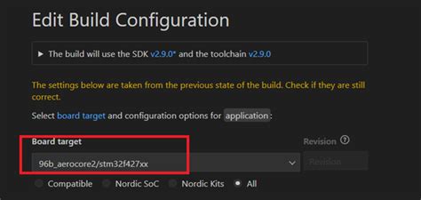 saving build configuration in a sysbuild project nordic qanda nordic