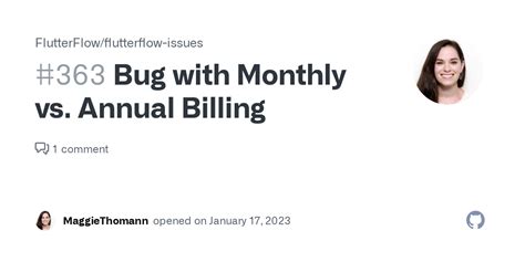 Bug With Monthly Vs Annual Billing · Issue 363 · Flutterflow