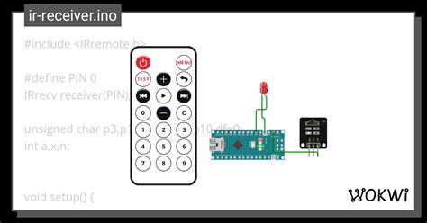 Ir Receiver Ino Copy Wokwi ESP32 STM32 Arduino Simulator