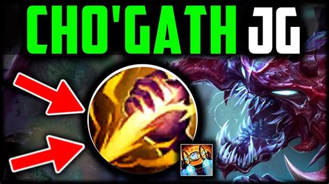 How To Cho Gath Jungle For Beginners Best Build Runes Cho Gath Jungle Guide League Of