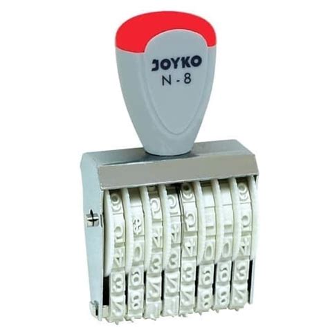 Jual Tulis Alat Paket Numerator Joyko N8 Manual 8 Digit Paket Alat