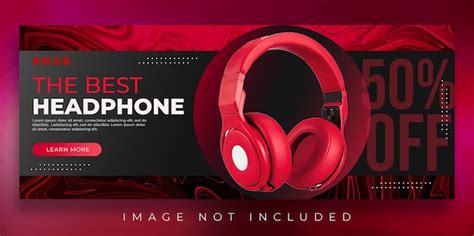 Design Banner Fone Ouvido Vetores e Arquivos PSD Grátis para Download