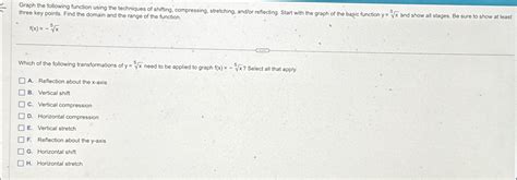 Solved Graph The Following Function Using The Techniques Of Chegg
