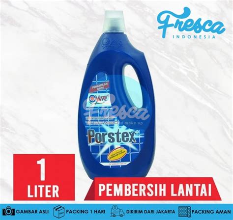 Yuri Porstex Prostex 1000ml 1 Liter Biru Pembersih Lantai Porcelain
