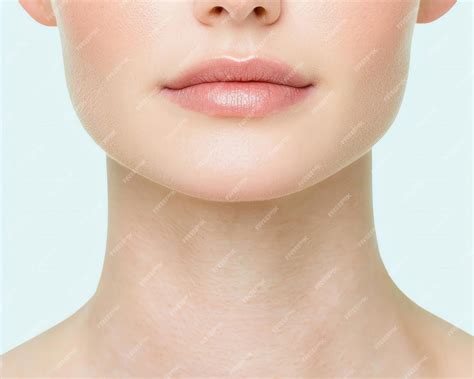 A Patient Receiving Botox Injections To Soften The Appearance Of A Prominent Chin Dimple Chin