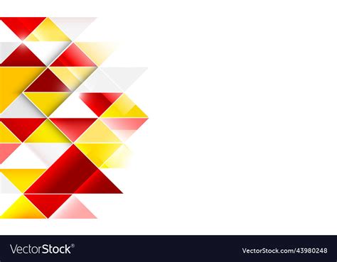triangular symmetrical royalty free vector image