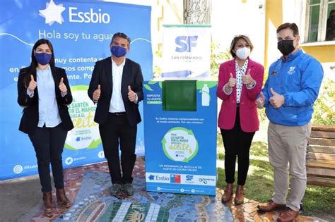 Municipalidad San Fernando Suma Nuevo Contenedor Para Reciclaje Del Aceite Vegetal