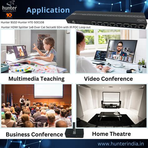 HDMI Splitter 1x8 Over Cat 5e Cat6 50m With IR POC Loop Out