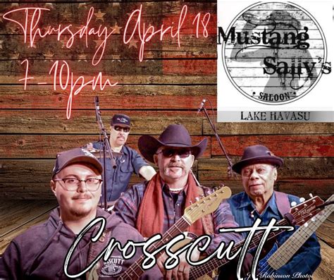 Crosscutt Live At Mustang Sallys Saloon Thurs April 18th 2024 91
