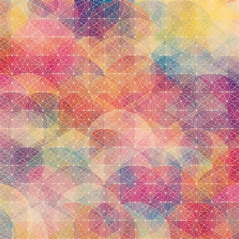 カラフルな幾何学模様の壁紙ipad3用2048×2048 Wallpaperbox Geometric Art Prints