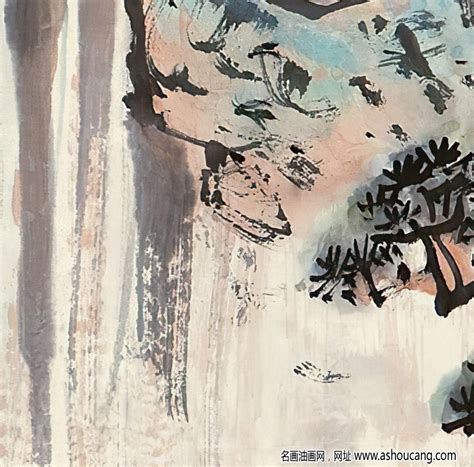 宗其香国画 高山流水 高清大图下载 名画油画网