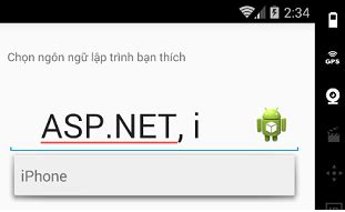 L P Tr Nh Android Multiautocompletetextview