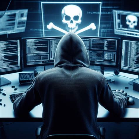 Premium AI Image Hacker Hacker Photo Cyber Crime Coding Photo A Babe Coding Hacker Computer