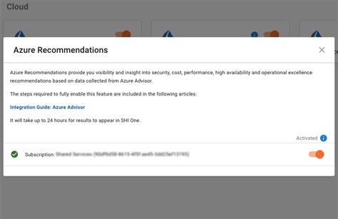 Azure Advisor Shi One Docs