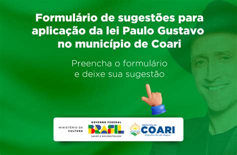 Prefeitura De Coari Lança Um Formulário Online Para Colher Sugestões Da