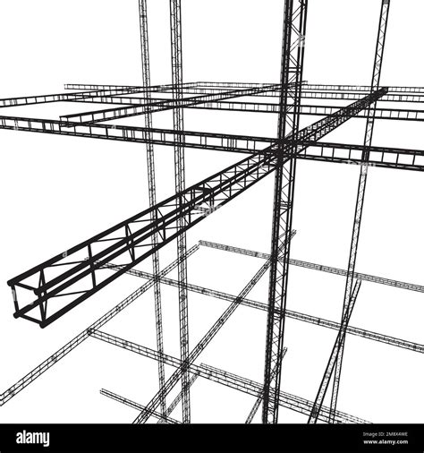 Abstract Metal Constructions Structure Vector Stock Vector Image And Art