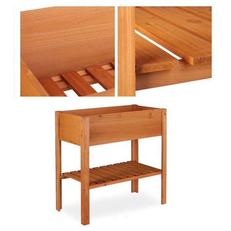Wholesale Outdoor Garden Rectangular Planter Box Flower Pot Raised