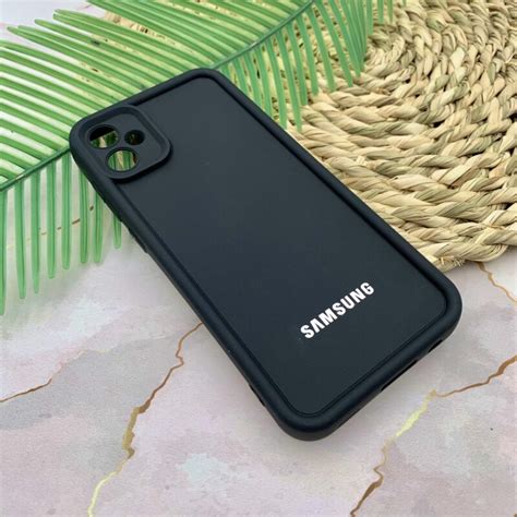 قاب گوشی Galaxy A05 سامسونگ سیلیکونی اورجینال Solid Case لوگو برجسته ضد