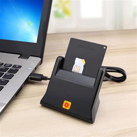 Allkei USB ATM Smart Card Reader With Sim Card Slot