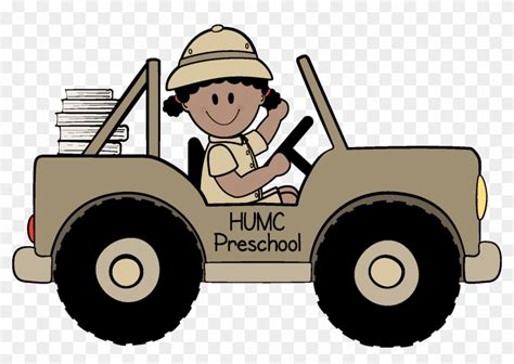 Safari Jeep Coloring Page