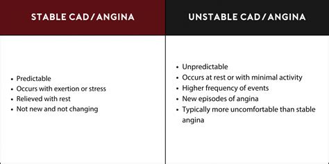Stable Vs Unstable Coronary Artery Disease Natural Heart Doctor