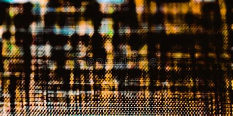 Abstract Colorful Technology Cyberspace Digital Rain Effect With Bokeh