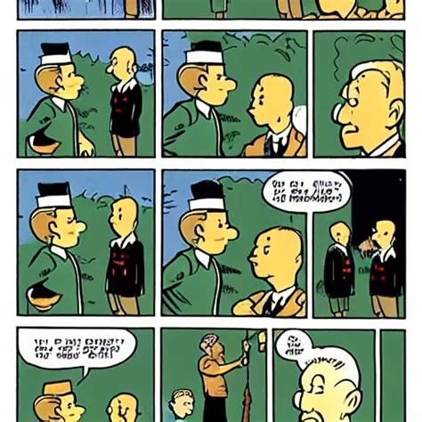 Tintin Comic Strip