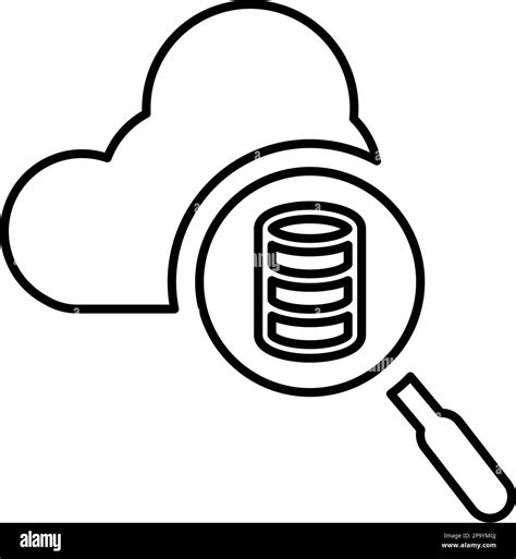Server Search Database Icon Beautiful Design And Fully Editable