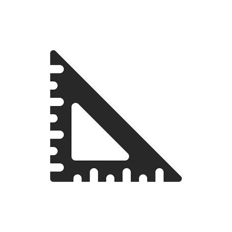 Premium Vector Ruler Icon Line Vector Design Template
