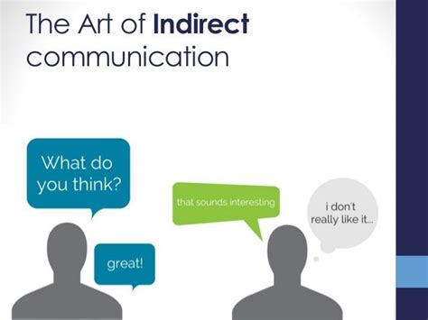 Communication Styles Indirect Direct