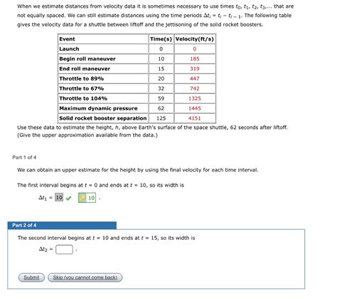 Solved When We Estimate Distances From Velocity Data It Is Chegg