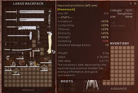 Balanced Prosthetic Rkenshi
