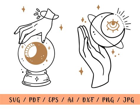 Fortune Teller Svg Abstraction Svg File Zodiac Svg Abstract Etsy