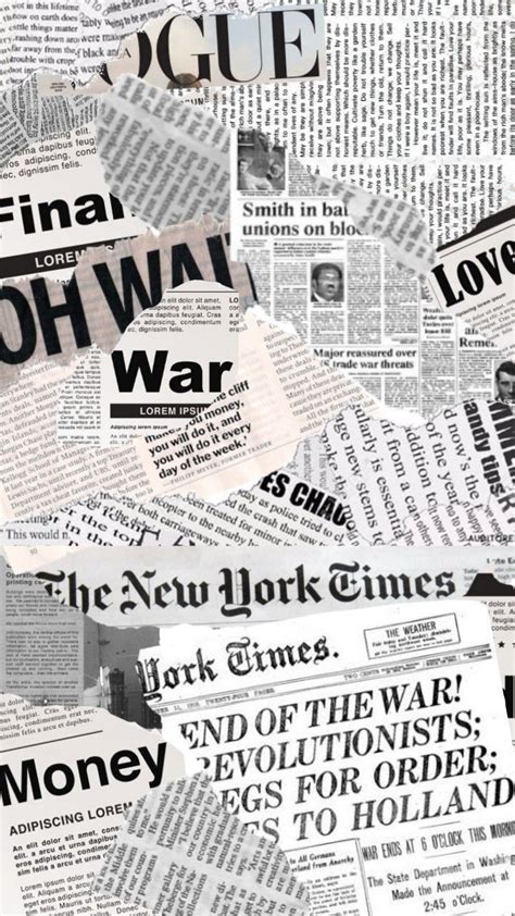 Pin By Eros On Layout Newspaper Wallpaper Vintage Newspaper Paper