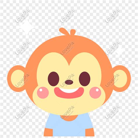 귀여운 작은 원숭이 Png 일러스트 무료 다운로드 Lovepik