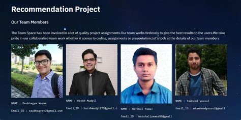 Github Harshalpwebbook Recommendation System In This Project We